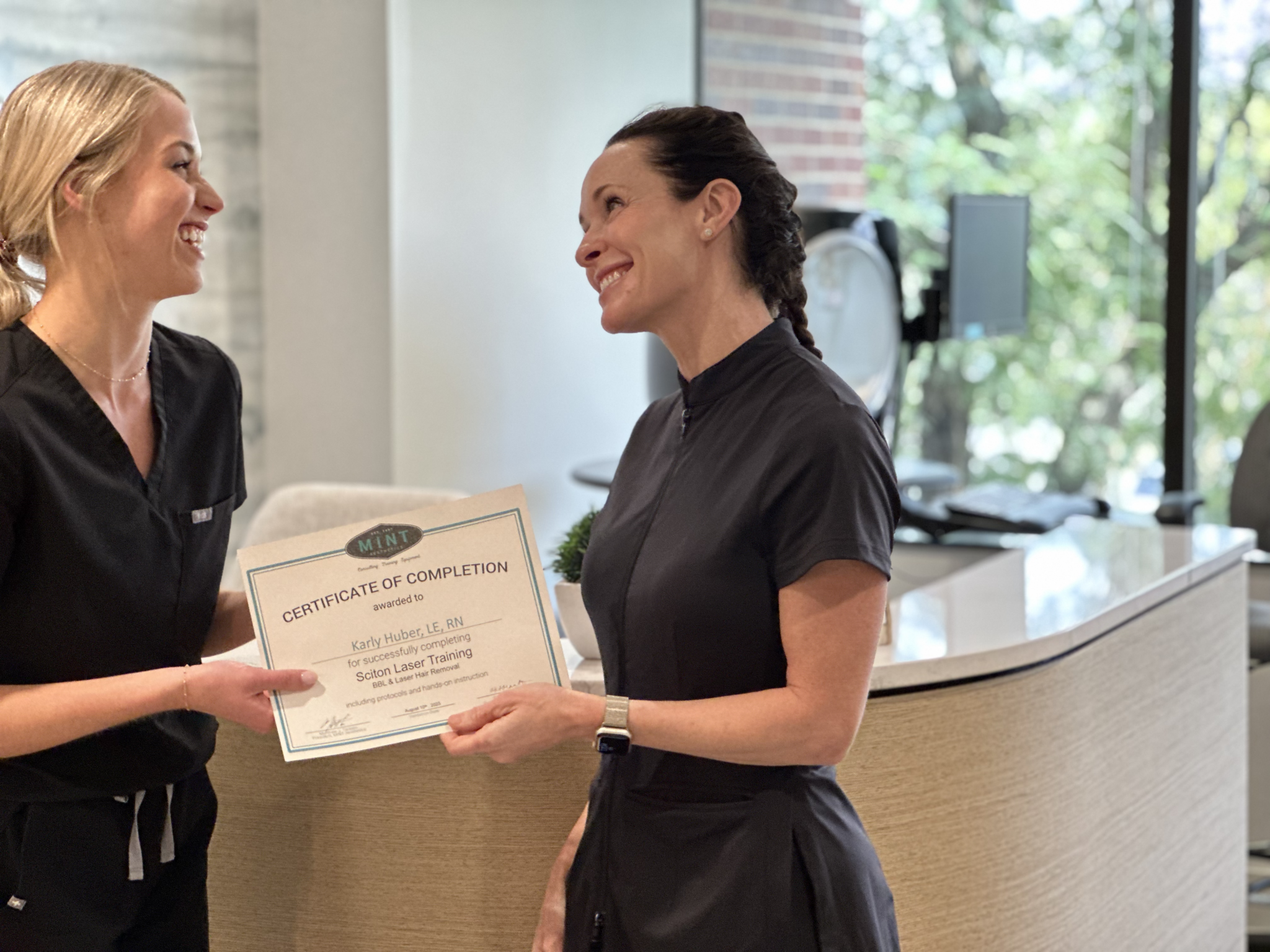 MINT Certification of Completion | Clinical Course Success